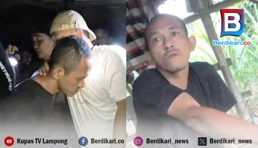 Berdikari - Ini Tampang Pembunuh Ayah Kandung di Bandar Lampung