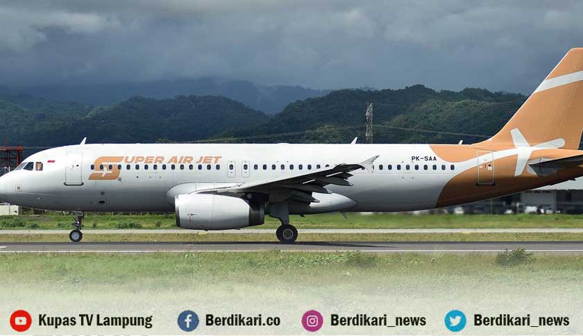 Berdikari - Super Air Jet Buka Rute Lampung-Batam, Mulai Mengudara 14 Juni 2024