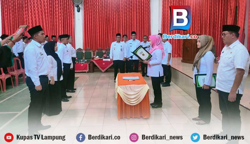 Berdikari - 335 Guru dengan Jabatan Fungsional di Tanggamus Dilantik ...