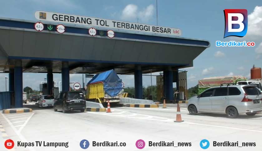Berdikari - Arus Balik Lebaran, Tarif Tol Trans Sumatera Diskon 20 Persen