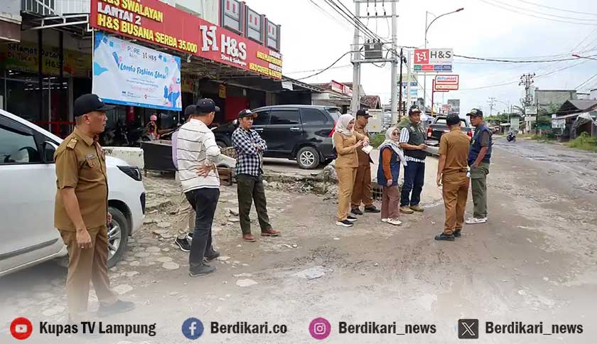 Berdikari - Belasan Tahun Rusak, Jalan Bandar Jaya - Mandala Segera Diperbaiki April
