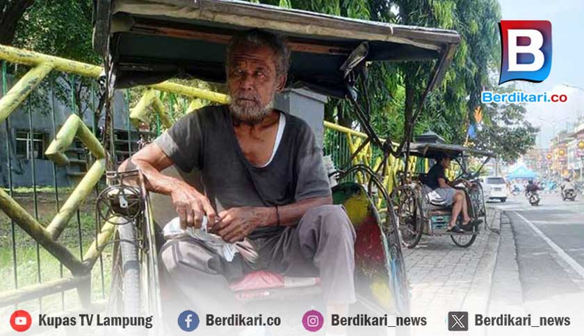 Berdikari - Kisah Tukang Becak Pasar Tugu Terima Upah 10.000 Hingga 20.000 Sekali Jalan