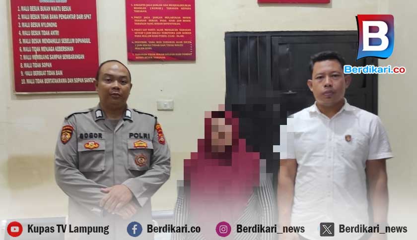 Berdikari - Korupsi Dana Desa Ratusan Juta, Kades Trisinar Lamtim Ditangkap Polisi