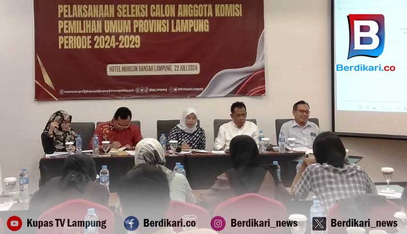 Berdikari - Rekrutmen Anggota KPU Lampung 2024-2029 Resmi Dibuka